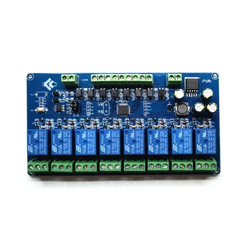 Modbus Rtu 8 Channel Relay Module Rs485/ttl Uart 8ch-input 8ch-output ...