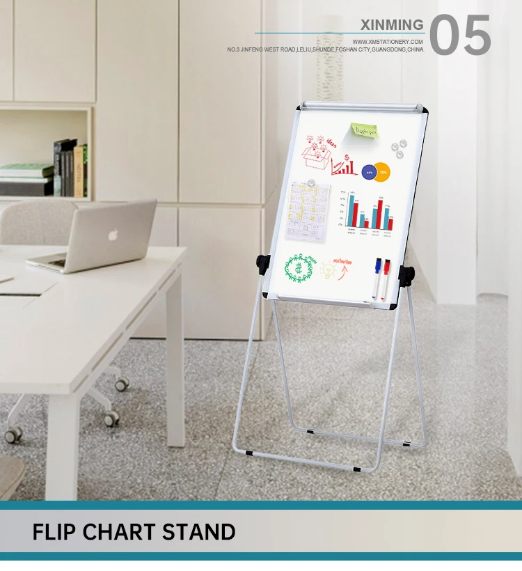 XMS Flip Chart - Magnetic Whiteboard for School Offices