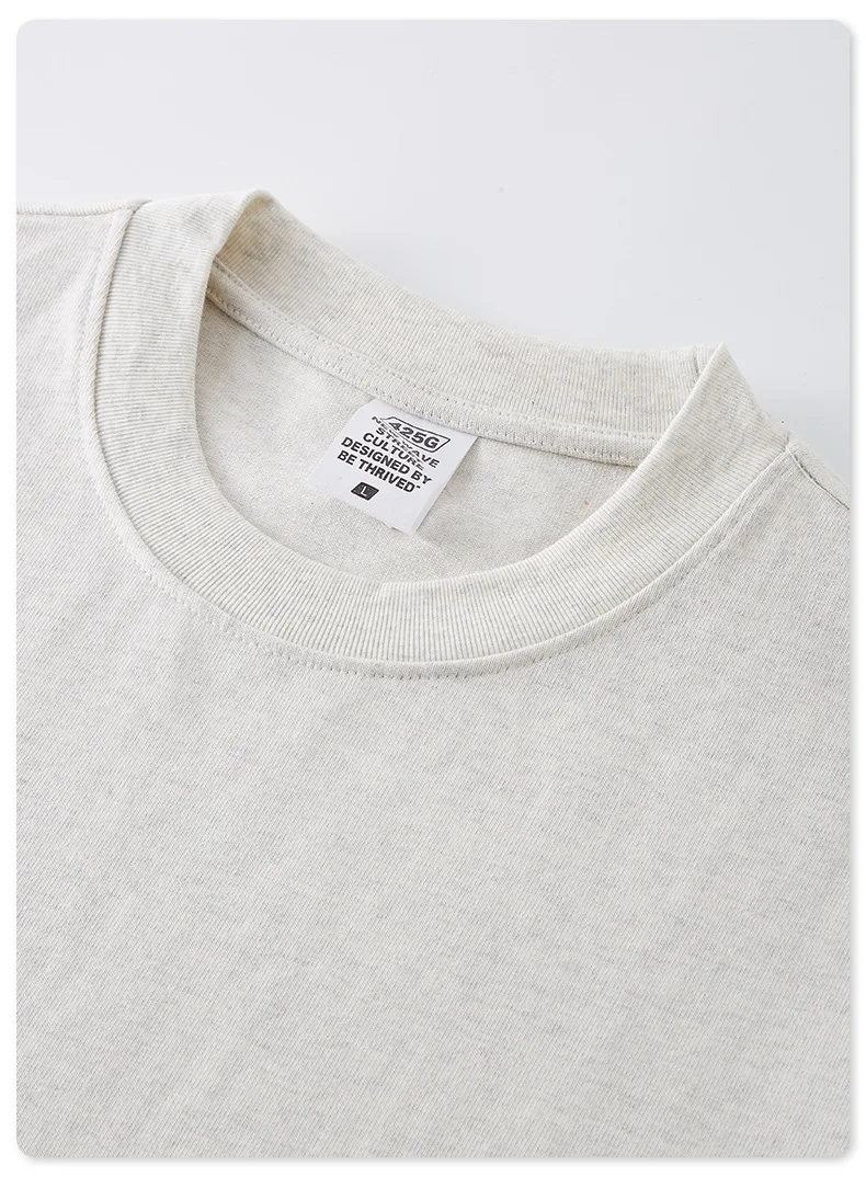 Hic 2023 Heavy 425g Custom Logo Printed Design Shortsleeve Solid ...