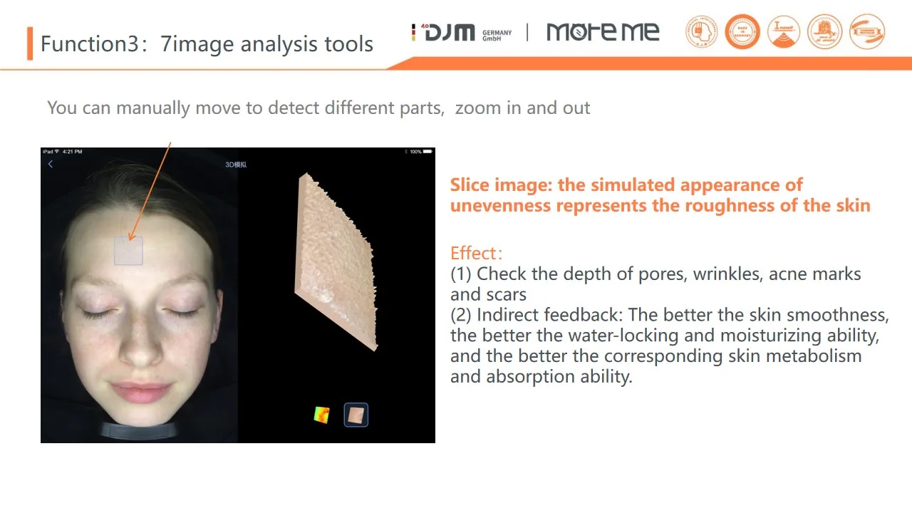 2023 Newest Skin Tester Professional Observe Diagnostic Scanner De ...