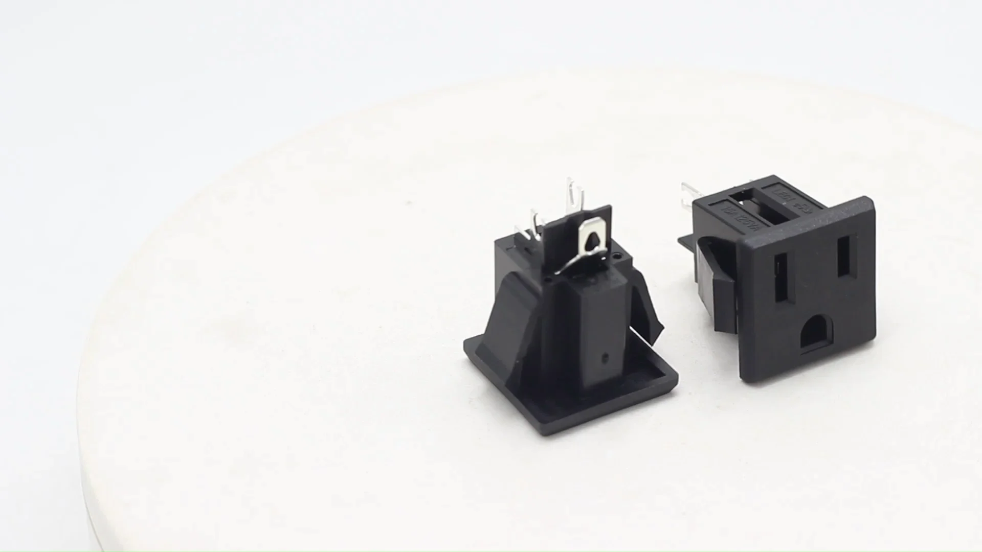 15a 125v Ac Panel Mounted Iec Usa Standard Insert Pin Power Socket ...