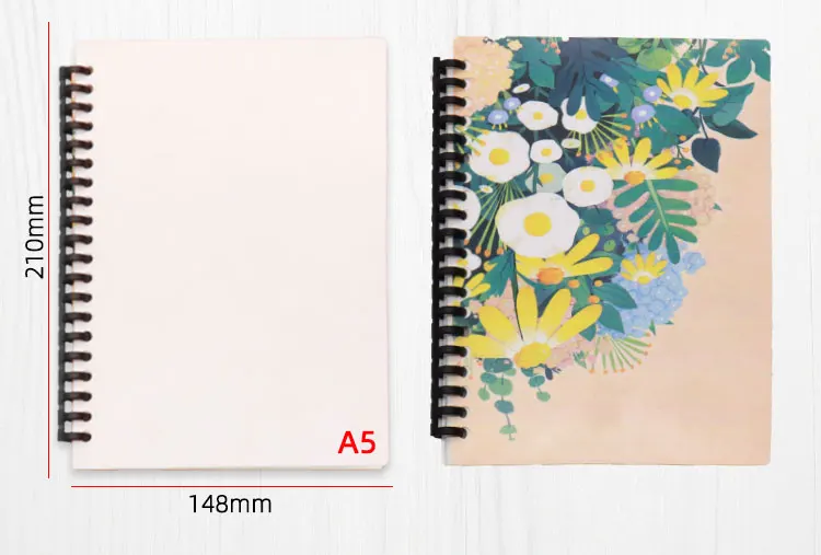 Wholesale A5 Spiral Bound Sublimation Printable Blanks