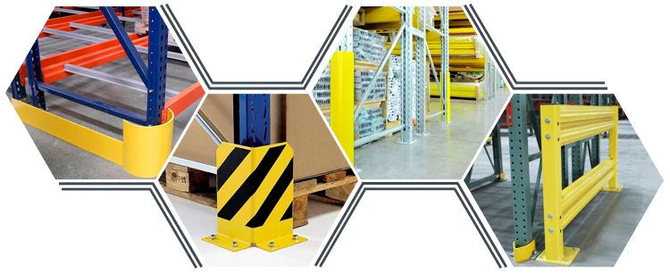 Warehouse Storage Upright Steel Column Guard Protector for Pallet ...