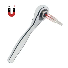 1/4 Inch Mini Ratchet Set Low Profile Offset Bit Set with 72-Tooth ...