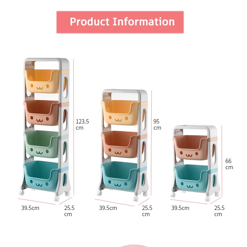 Custom Plastic Kids Furniture - Movable Baby Chest