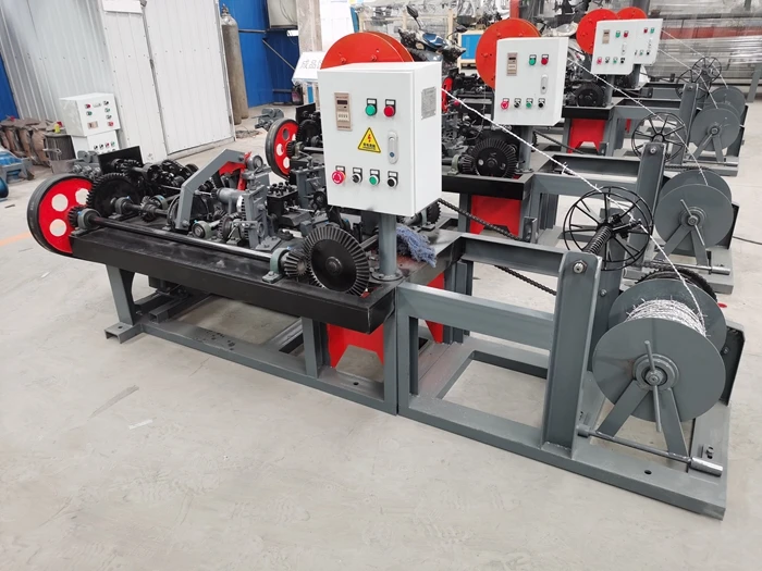 Galvanized Thron Prison Barbed Mesh Making Machine Automatic Double ...