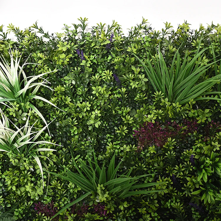 Plant Wall Grass Wall Artificial Grass Hedge Green Simulated Plant Wall ...