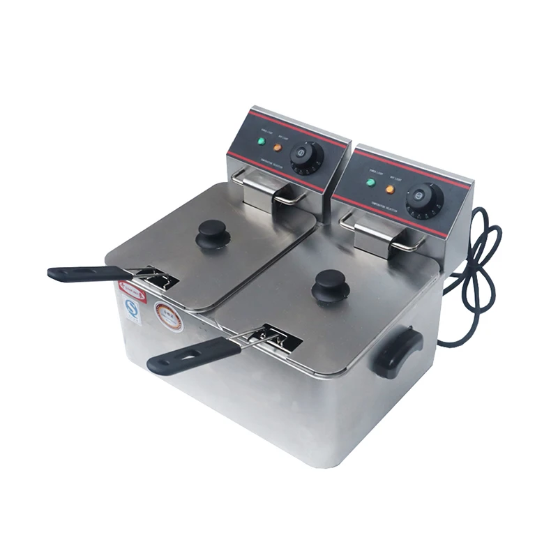 Double Vat Double Sieve Fryer Electric Hot Sale High-quality Double ...