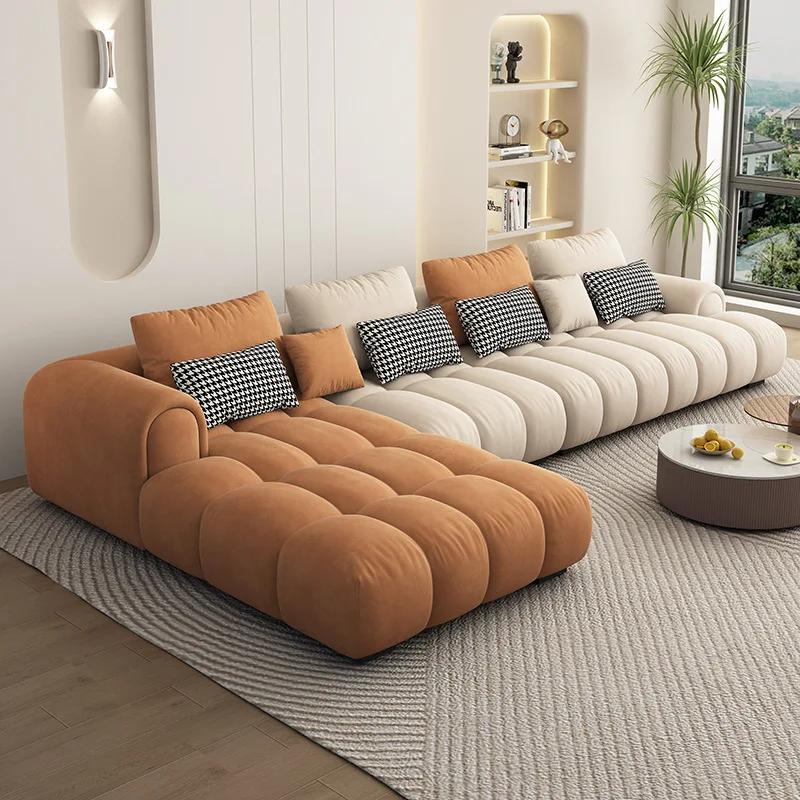 White Modular Sectional Sofa Combination Corner Sofa With Chaise ...