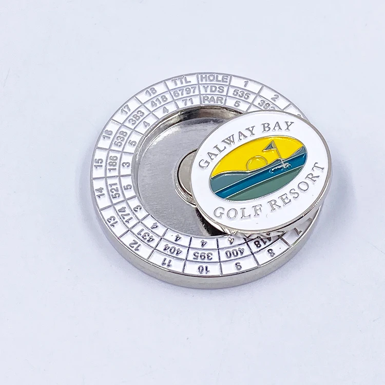 Wholesale Custom Magnetic Golf Poker Chip - Golf Ball Marker