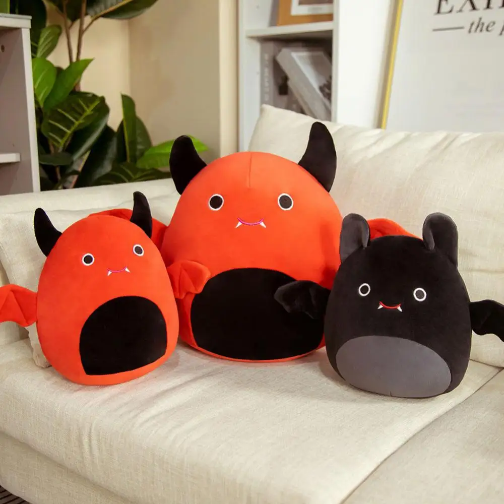 Cute Cartoon Little Devil Bat Doll Plush Toy Funny Throw Pillow ...