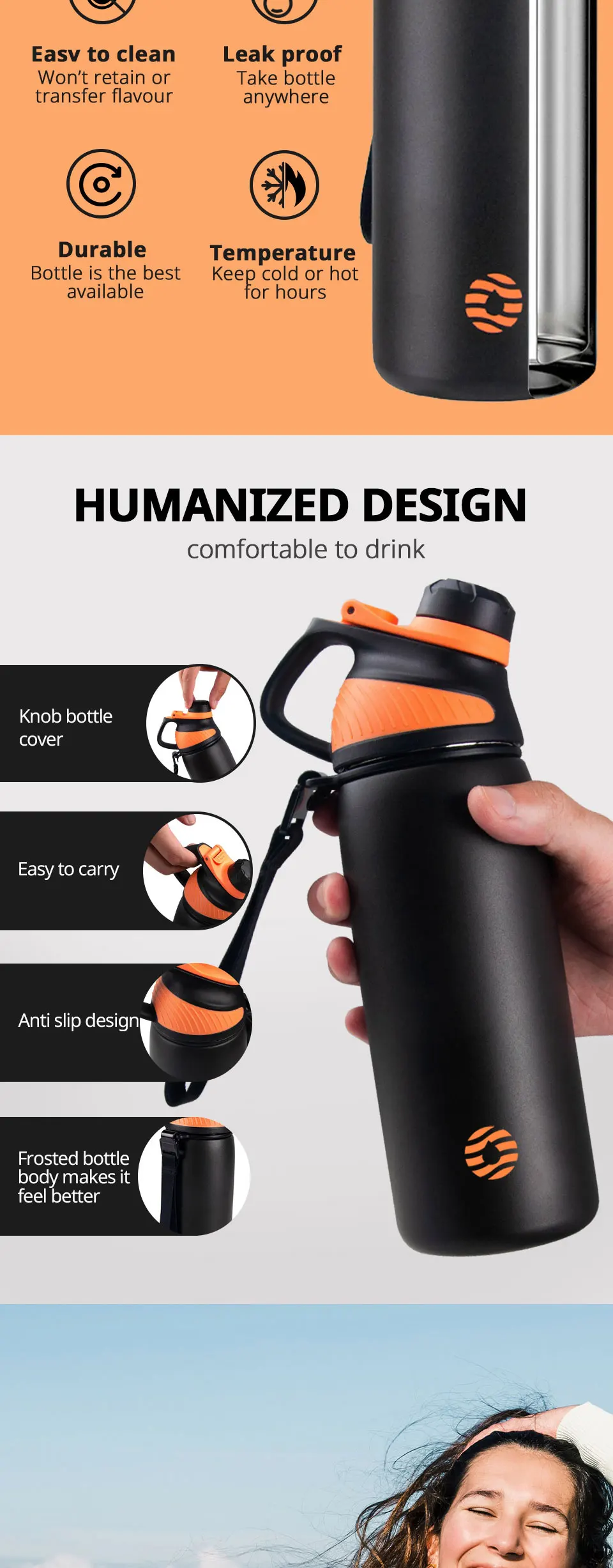 Durable Travel Flask - Perfect for Camping & Outdoor Adventures