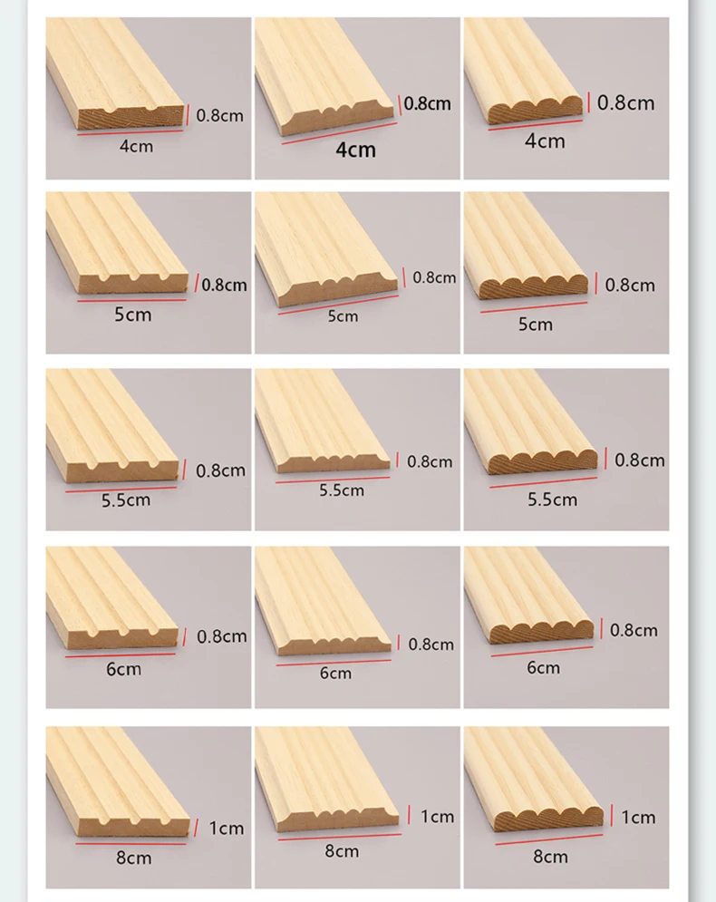 Chinese Skirting Wood Molding - Decorative Solutions