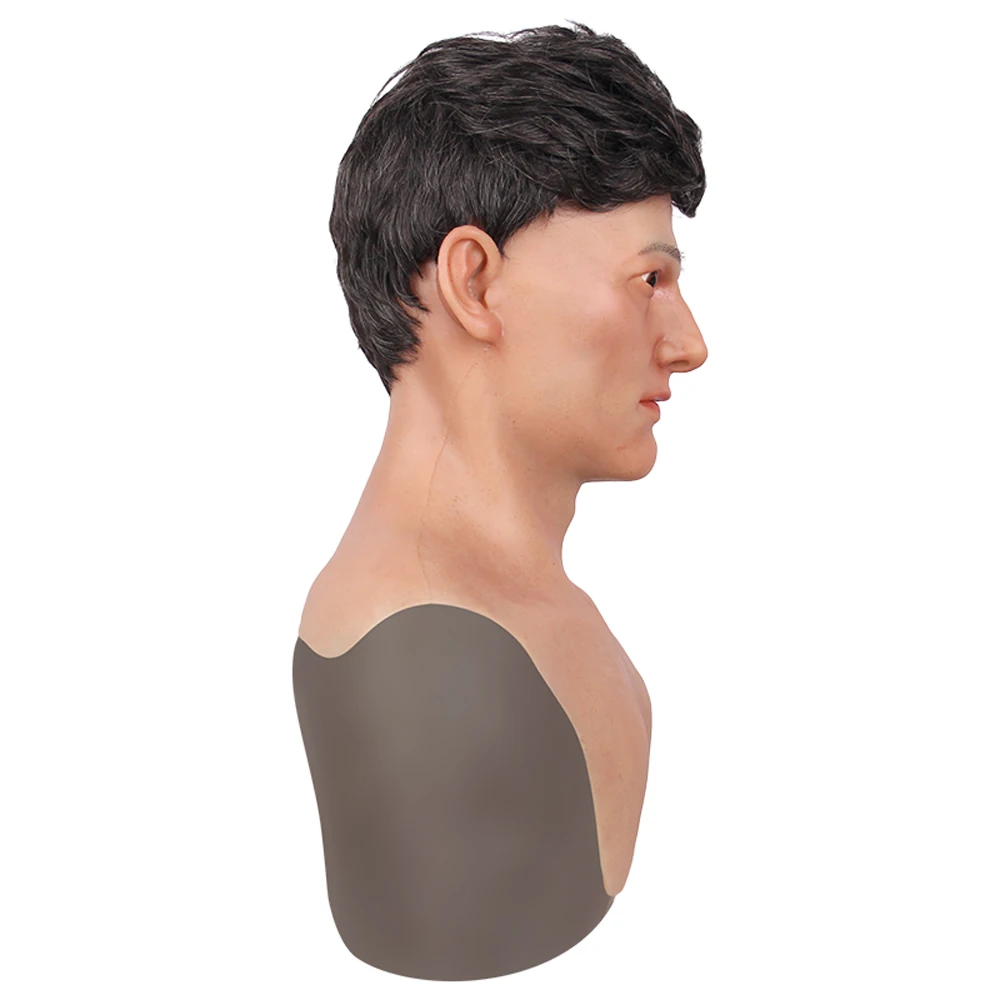 Alibaba.com: Party Masquerade Props Human Halloween Face Silicone ...