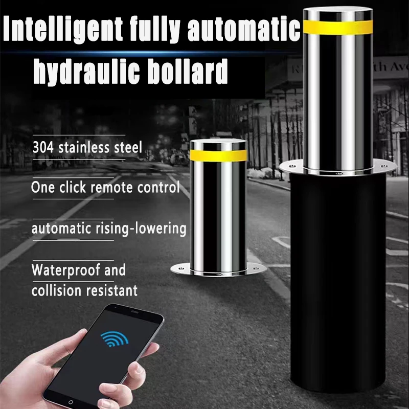 Post Car Commercial Pedestrian Streets Hydraulic Driveway Bollard ...