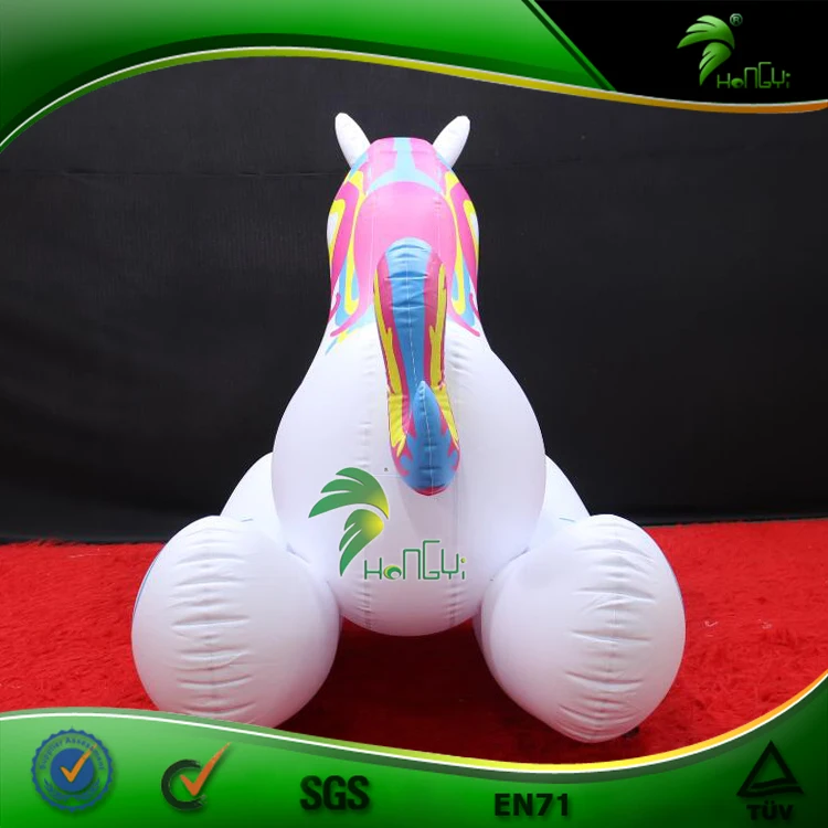 Bouncy Inflatable Riding Unicorn - Customizable Fun