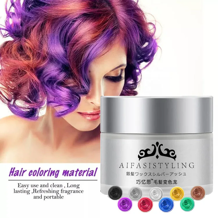 Temporary One Day Hair Dye Coloring Wax For Boys And Girls Professional ...