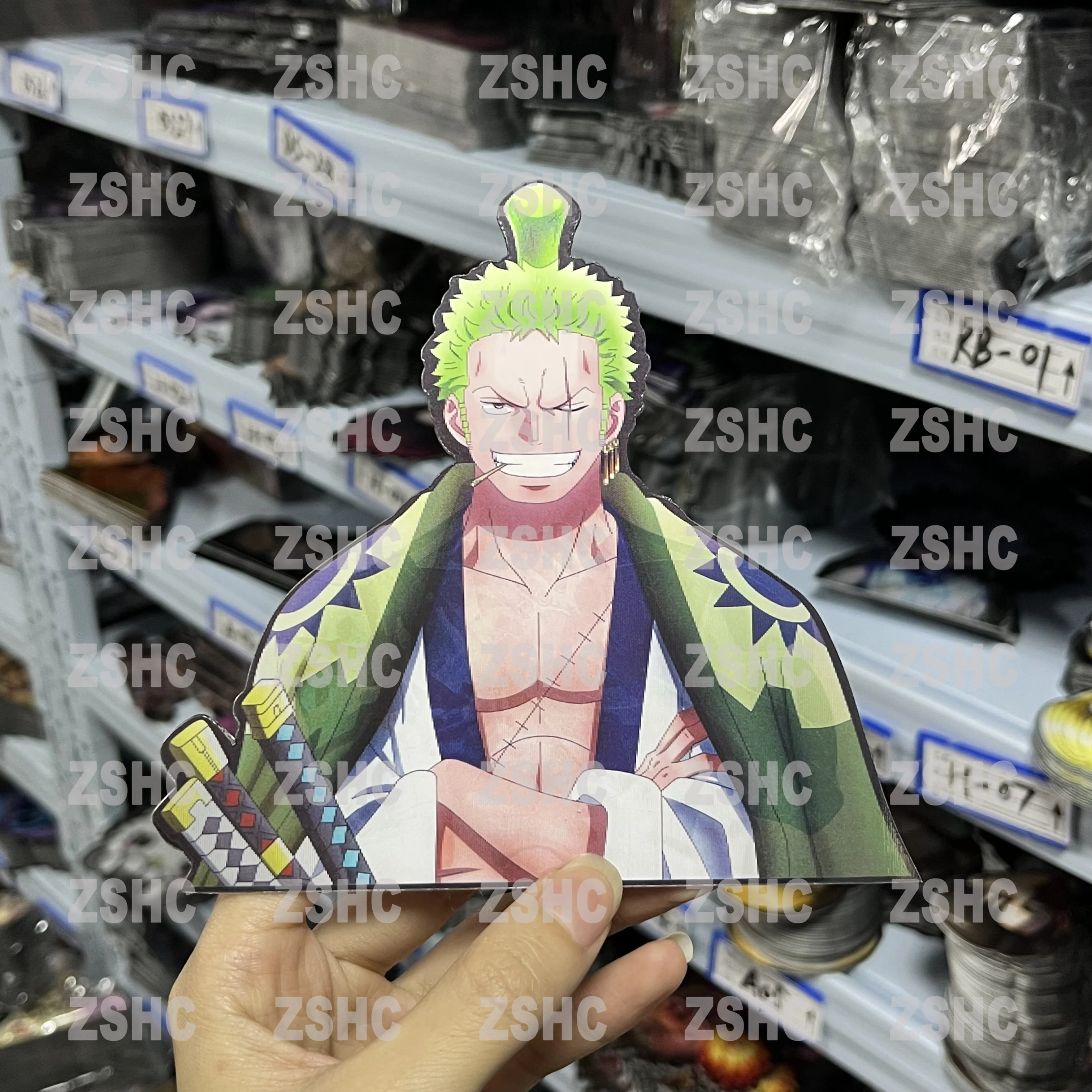 One Pieced Roronoa Zoro Anime Motion Car Sticker Waterproof Car Decal ...