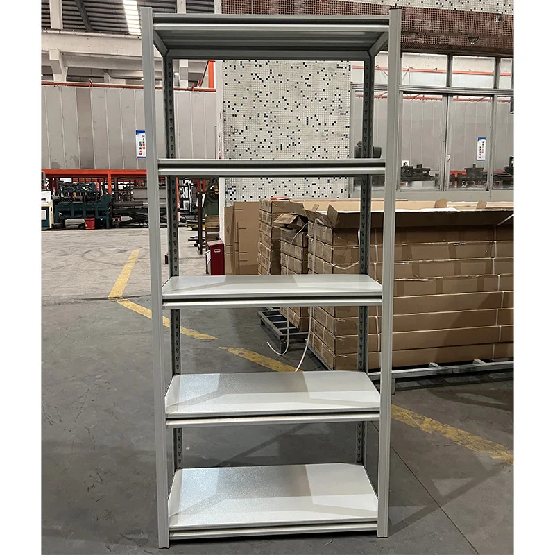 Shelf Hidden Upright Slotted Angle Racks Layers Teel Shelving Black ...