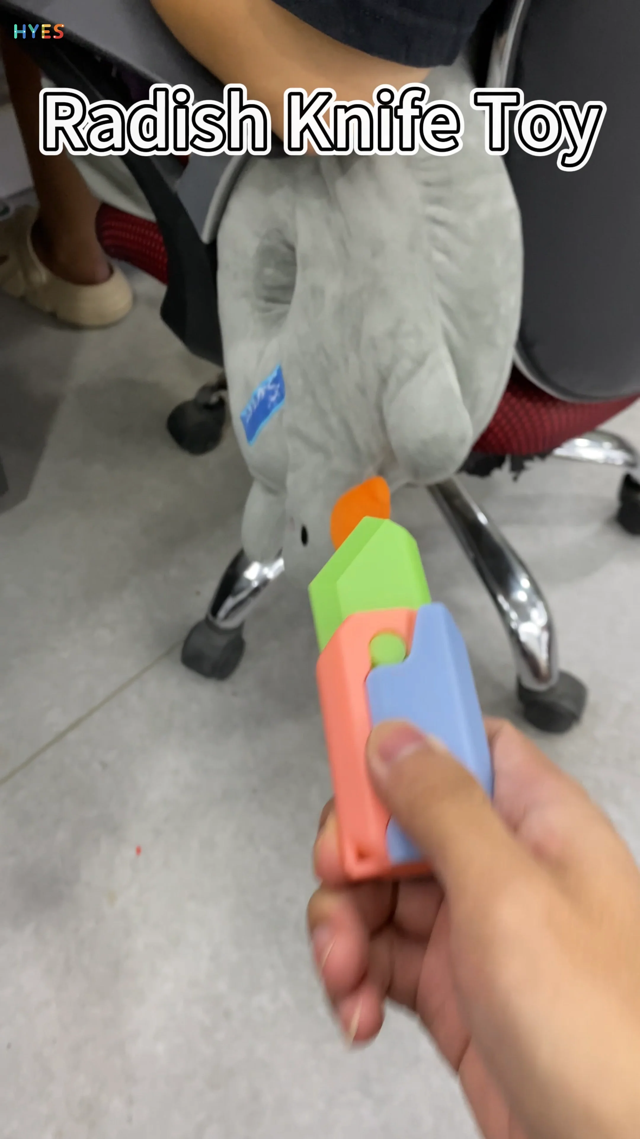 Huiye Gravity Radish Knife Fun 3d Decompression Toys Anxiety Stress ...