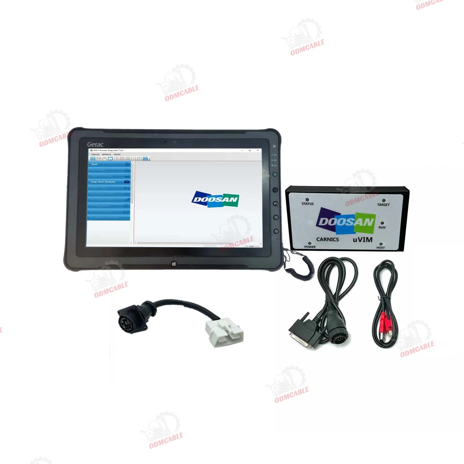 Getac Tablet For Excavator Forklift Engine Doosan Uvim Diagnostic Tool ...