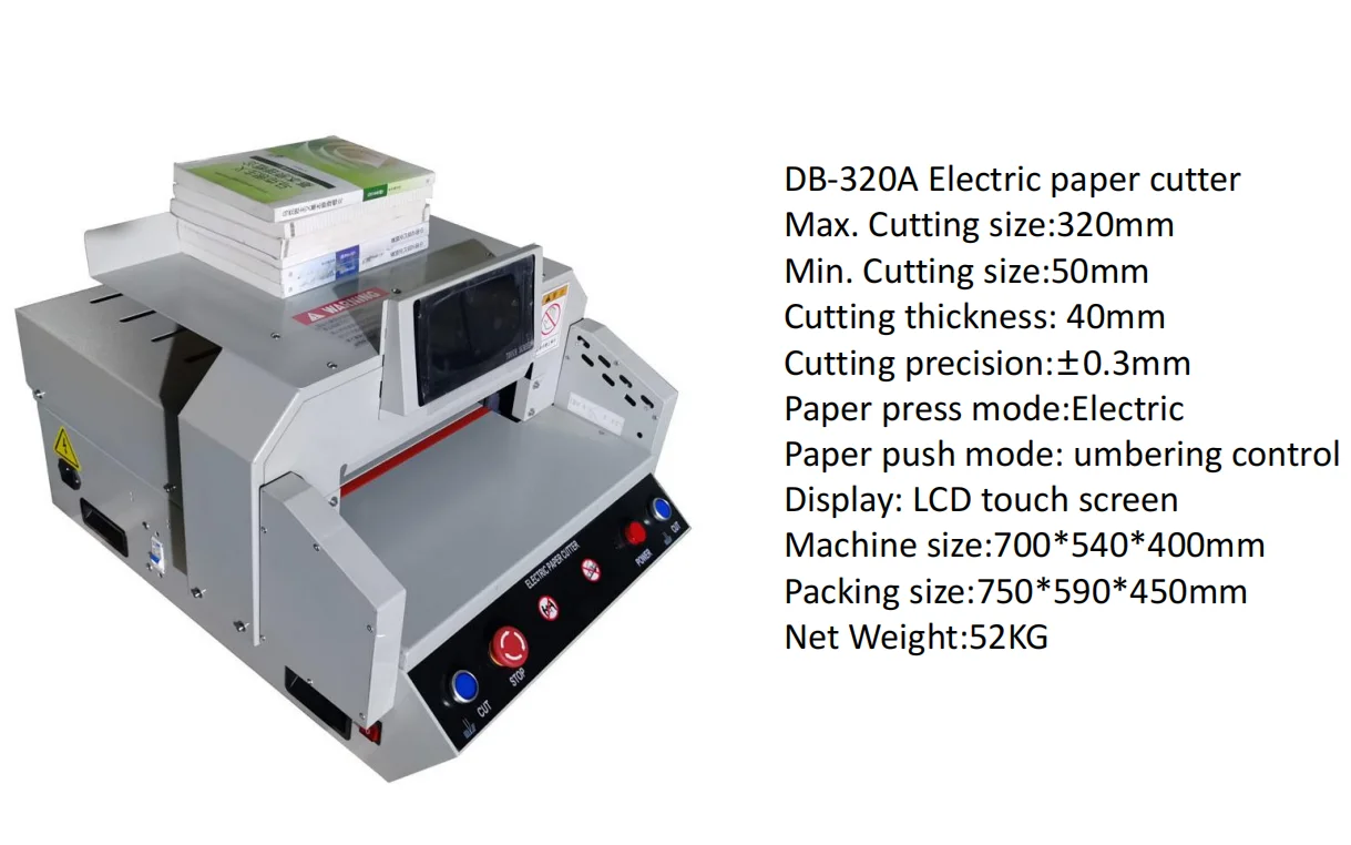 Manual Guillotine Electric A4 Size Roll to Sheet Paper Cutting Cutter ...