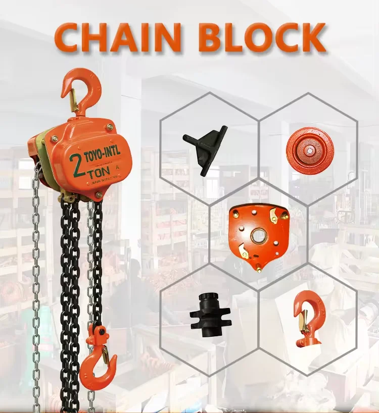 5ton Heavy Duty Manual Chain Block Hoist Manual Chain Block Support ...