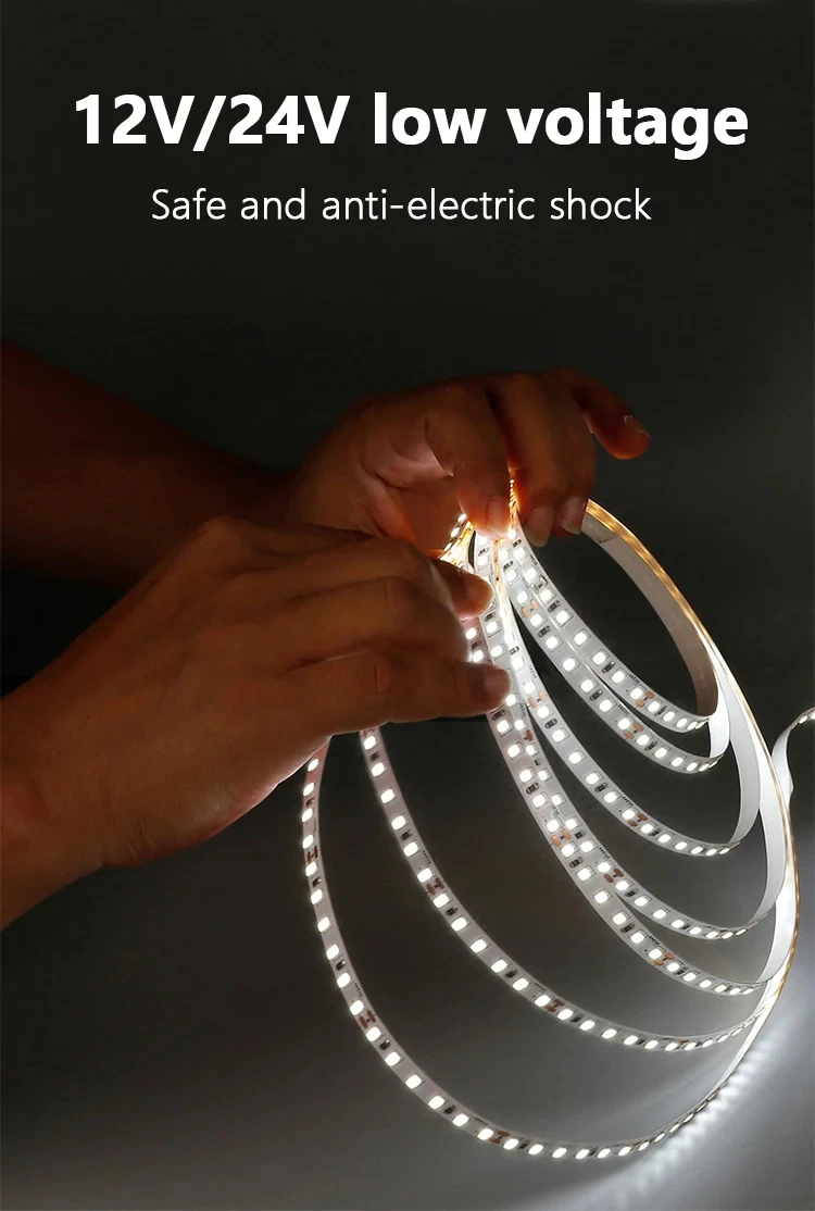 Smd Led Strip Light 5m 10m Dc 12v 24v Flexible 2835 Led Strip 120leds ...