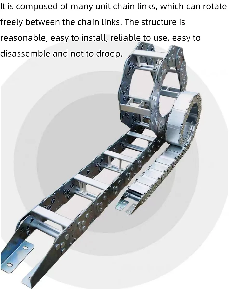 Steel Tl115 Steel Flexible Cable Tray Energy Chains - Buy Cable Track ...