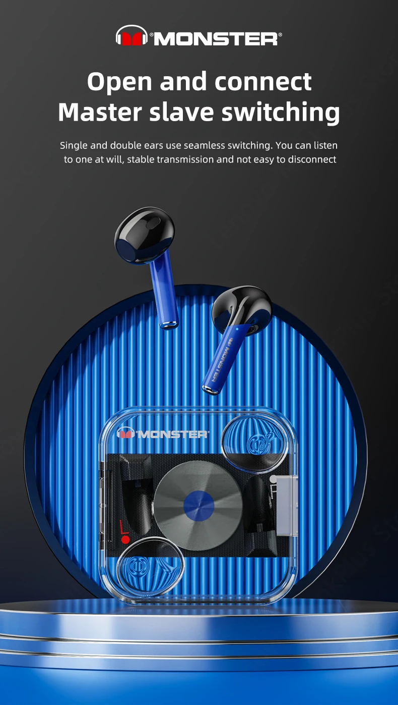 Monster XKT01 BT5.2 TWS Earphones Sport Waterproof in Ear Headphone ...