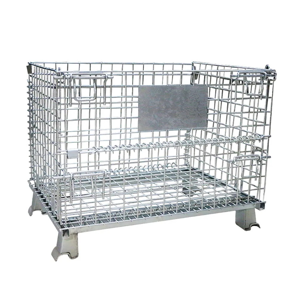 Heavy Duty Collapsible Wire Mesh Pallet Container
