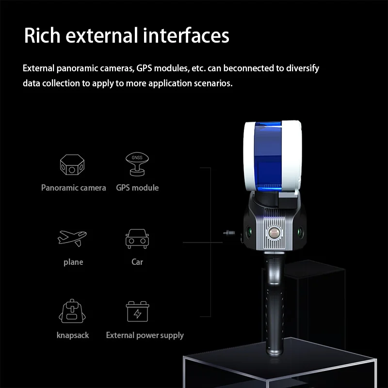 Lidar 3D Scanner - SLAM100 - Customized Support for Room Mapping