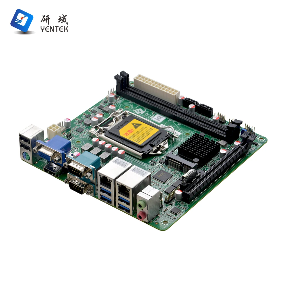 LGA1151 motherboard Intel Q250 DDR4 HD VGA win10 linux ubuntu PCIE3.0 x16 2 LAN 6 RS232 COM ...