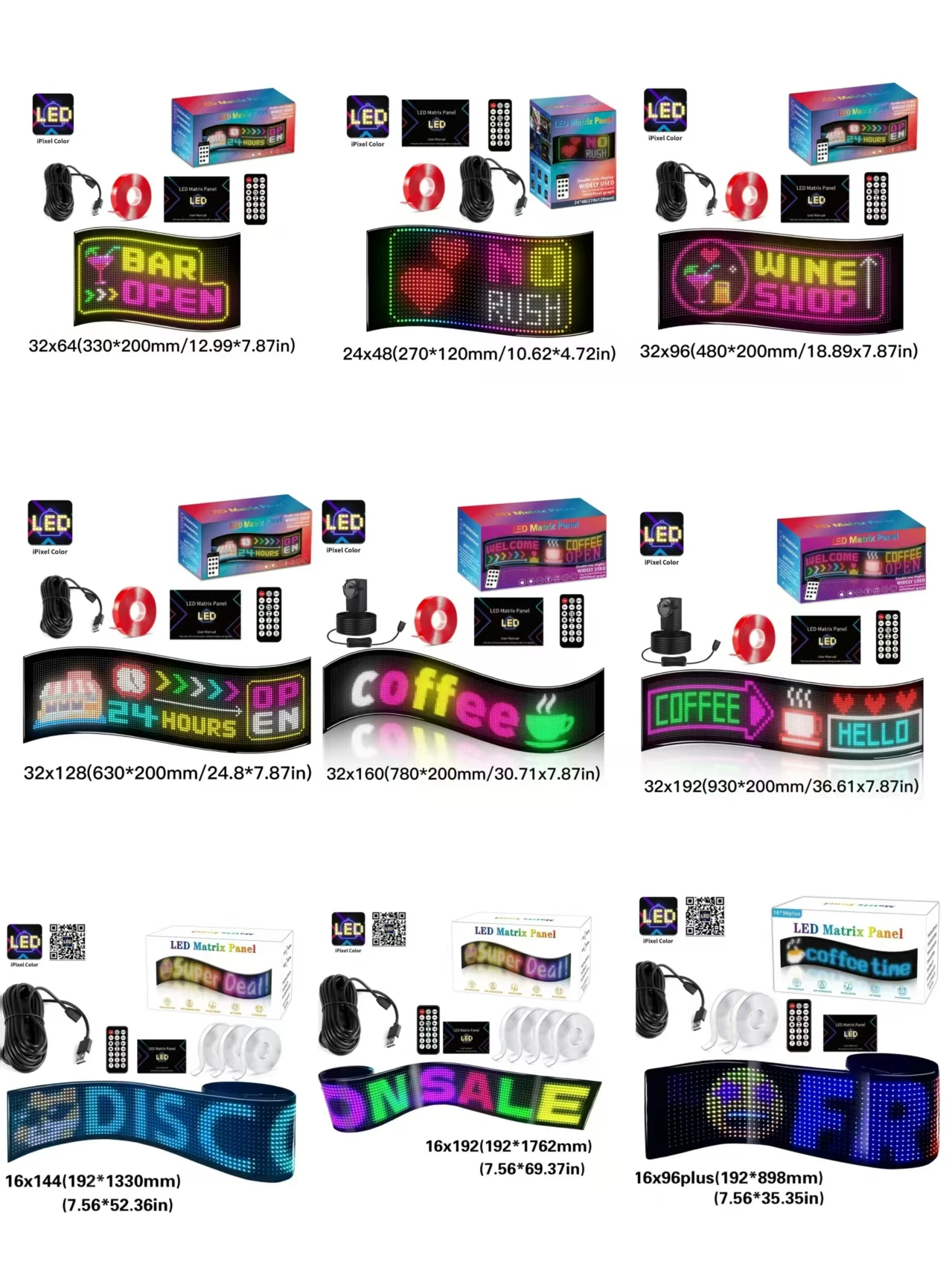 Universal Motorcycle 7 Color LED Super Bright Finger Light Electric ...