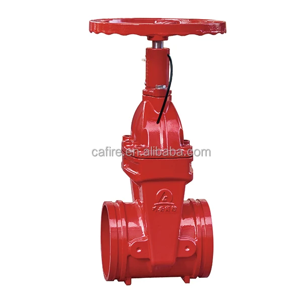 CA Fire Hydrant Gate Valve Flanged Signal Gate Valve Fire Fighting ...