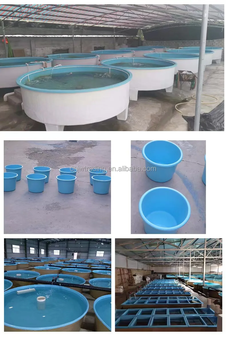 1000 Gallon Fiberglass FRP Aquaponics Bio Flock Filter Fish Tank for Sale