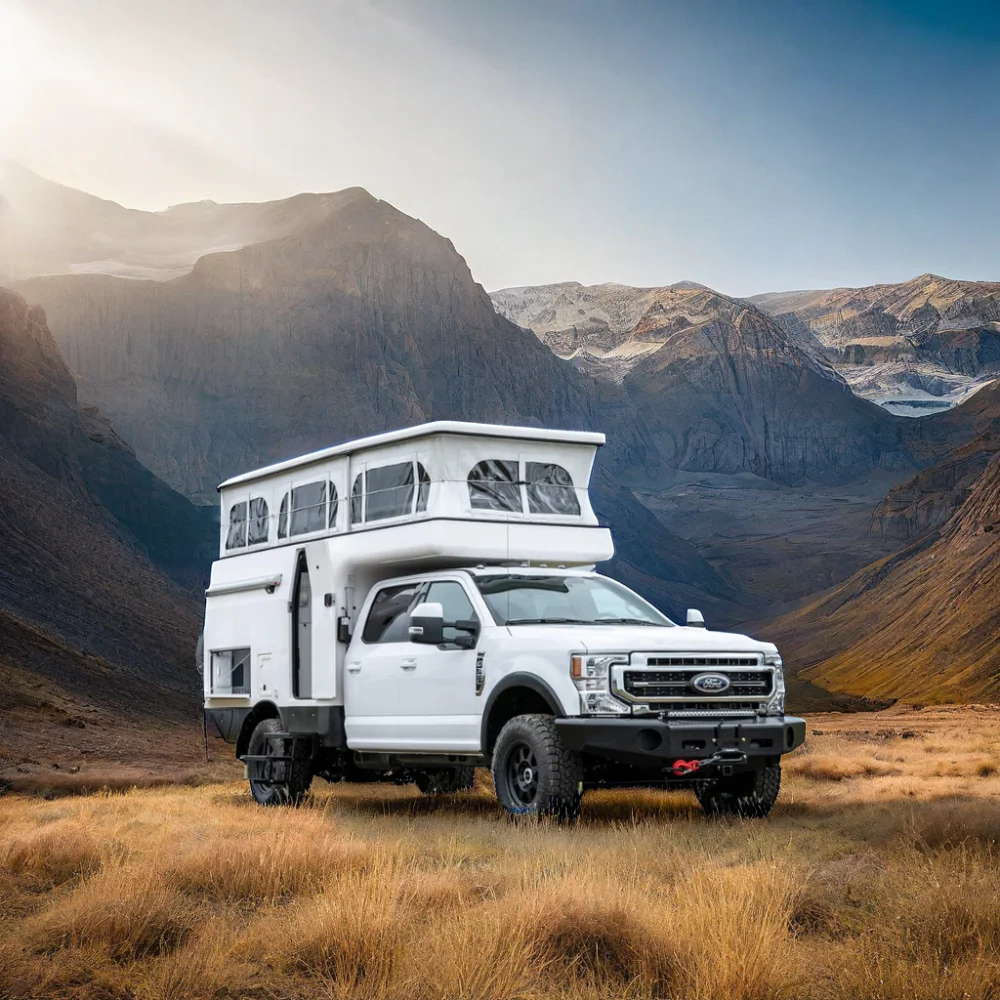 4x4 Awning Truck Camper Topper Overland Popup Tent Off-Road Slide On ...