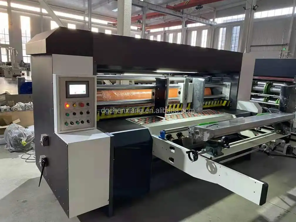 Chenxiang Automatic High Speed Corrugated Carton Paperboard Rotary Die ...