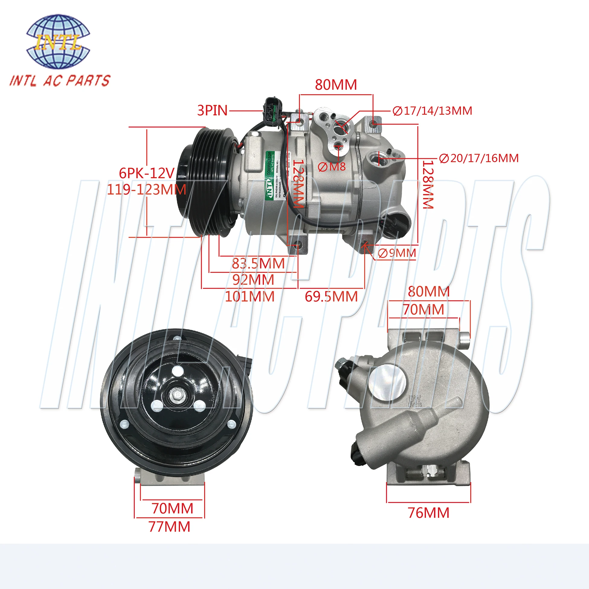Air Conditioning Compressor for Hyundai Palisade OEM