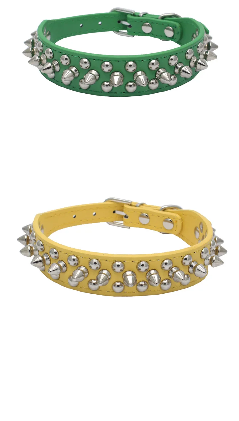 Pet Collar Bullet Nail Rivet Dog Collar Dog Chain Punk Dog Collar - Buy ...