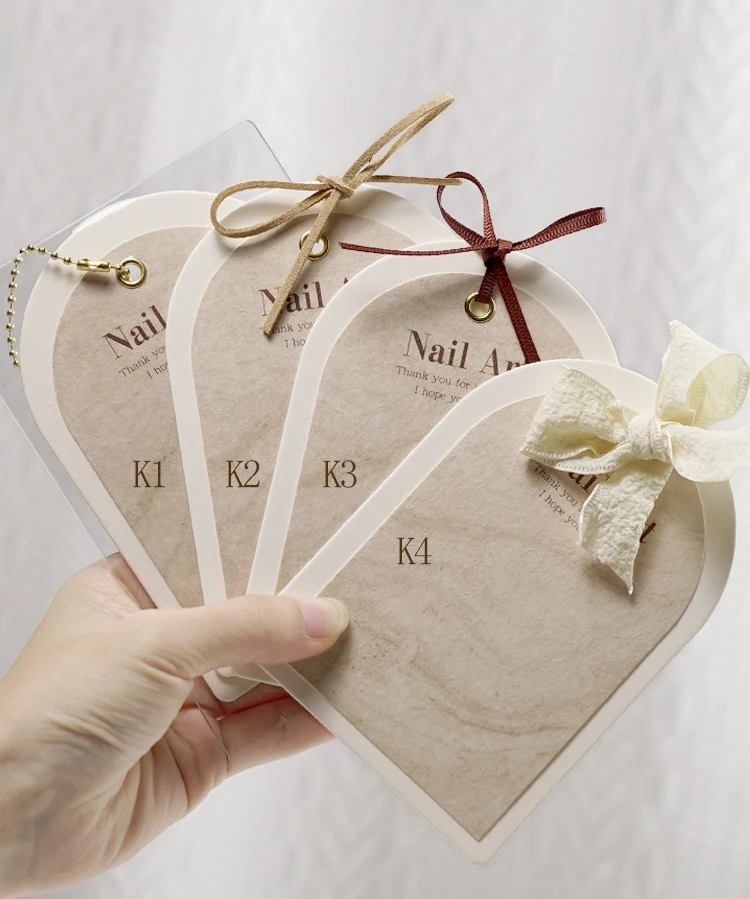 High Quality Nail Art Display Cards Customization Ins Nail Display ...