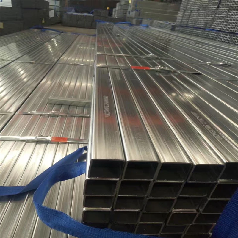 Pre- Galvanized Steel Rectangular Pipe For Electric Tricycle Structure ...