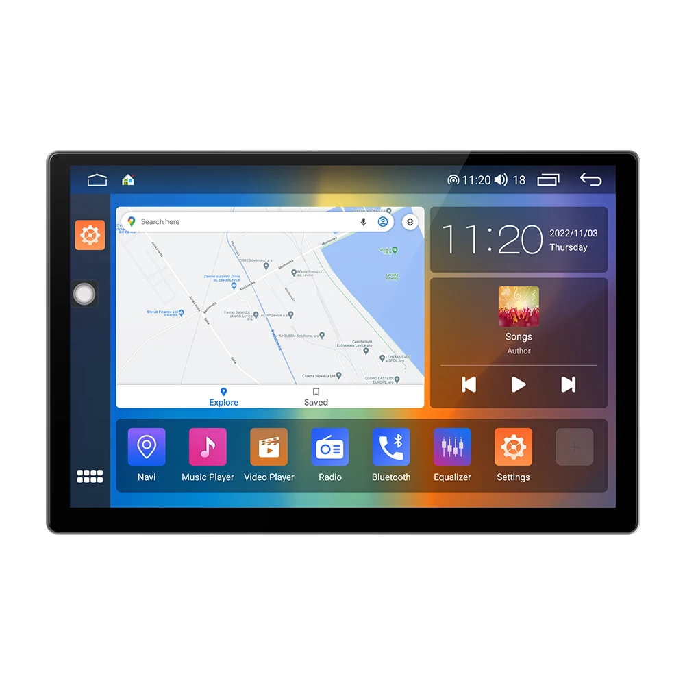 MEKEDE 13 inch QLED screen Android audio car radio car screen ...