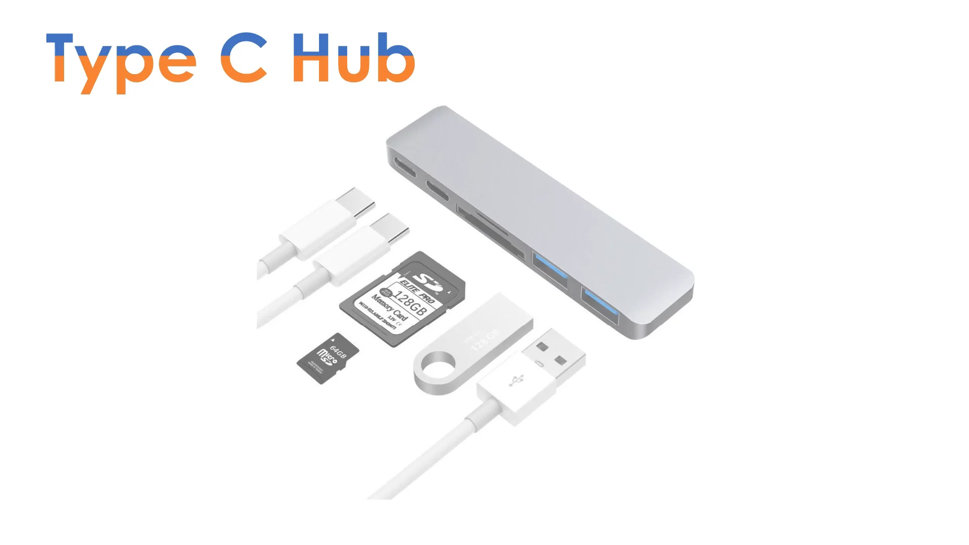 Ready To Ship Docking Thunderbolt Dock Hub 7 In 1 Usb Hub Type C To 3.0 ...