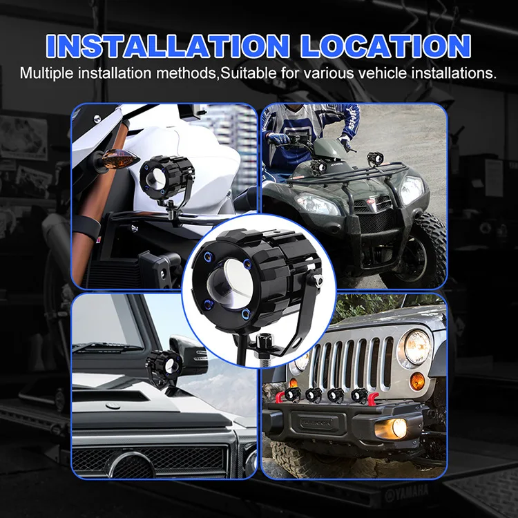 AURORA 3.2 Inch 60W Mini Driving Light - Dual Color High Low Beam