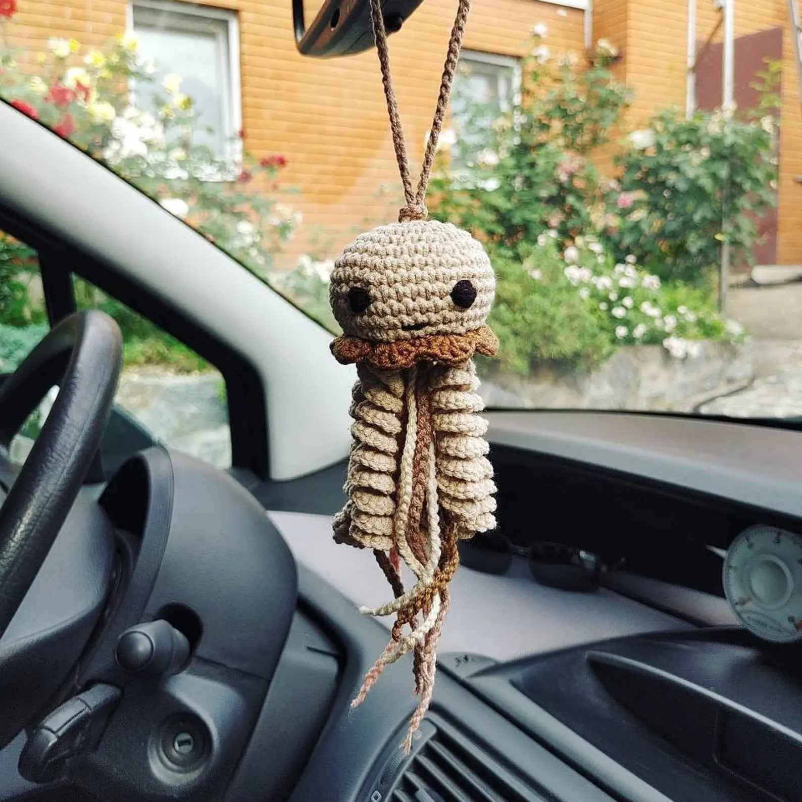 Octopus Car Mirror Hanging Accessory Rear View Mirror Charm - Buy Car ...