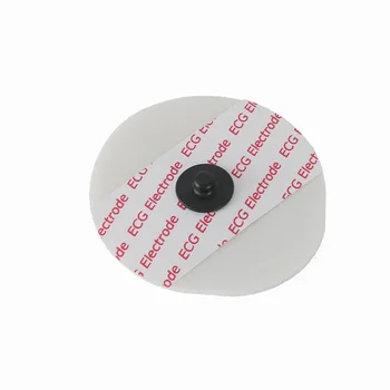 50pcs Adult Disposable Ecg Ekg Electrodes Foam Round Sensor 50mm ...