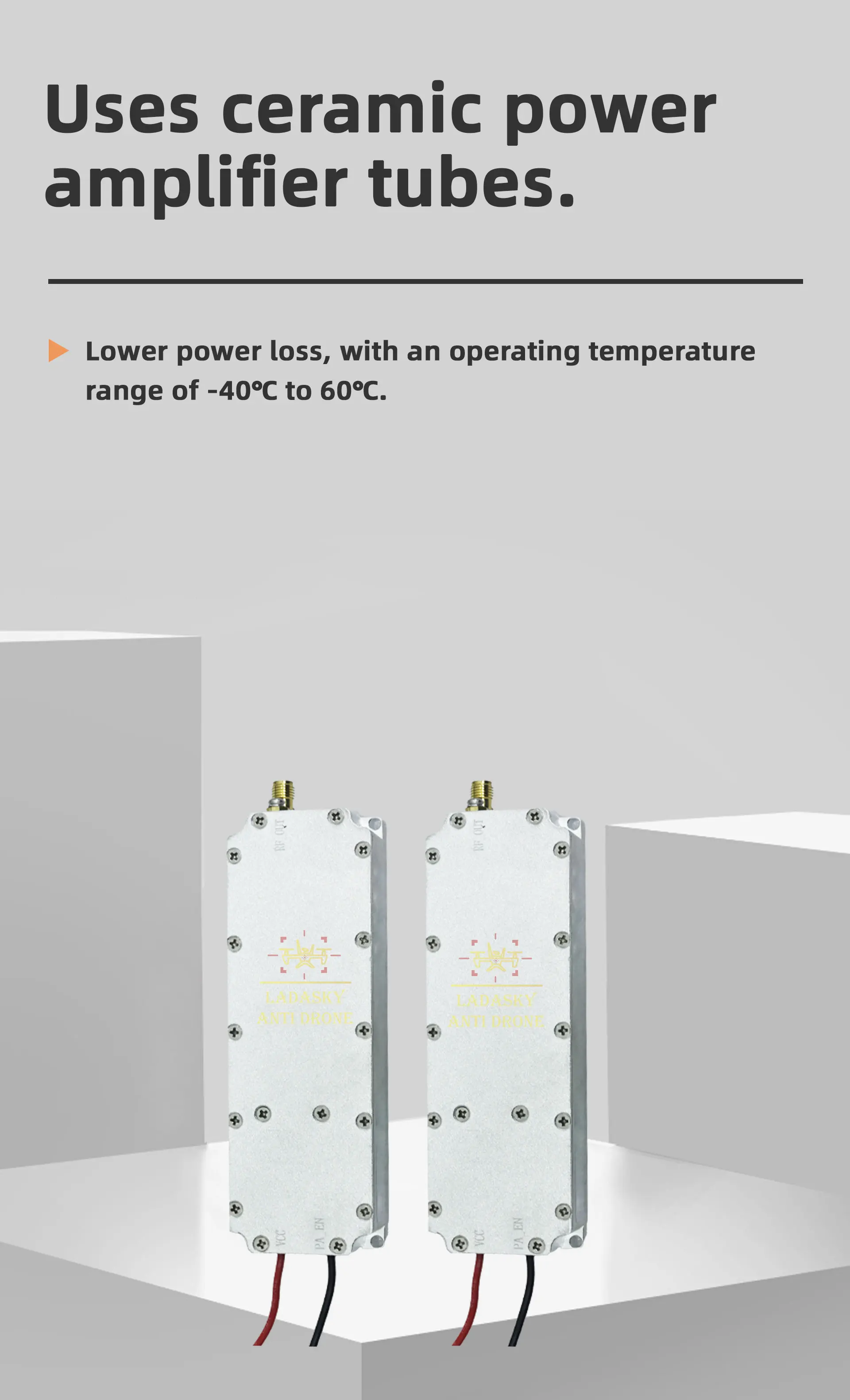 1.2G 50W PA GaN Anti Drone Module Counter Fpv anti fpv anti drone DJI ...