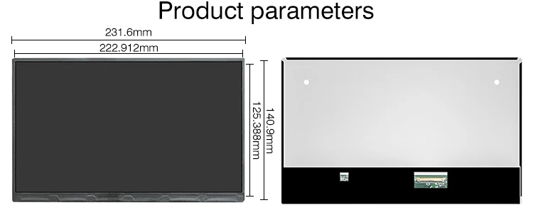 10.1 inch TV101QUM-N00 eDP 3840(RGB)*2160 high resolution high contrast ...