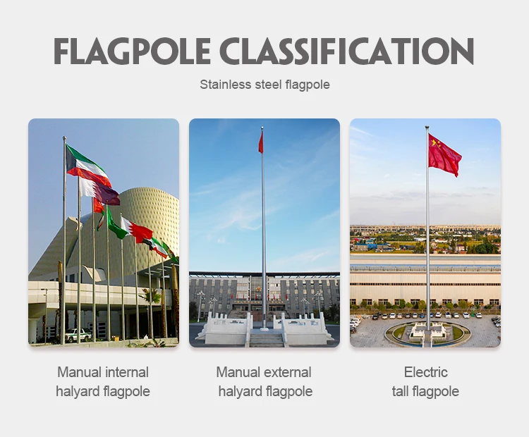 Horizontal Medal Award Automatic Flag Raising System Flag Pole For ...